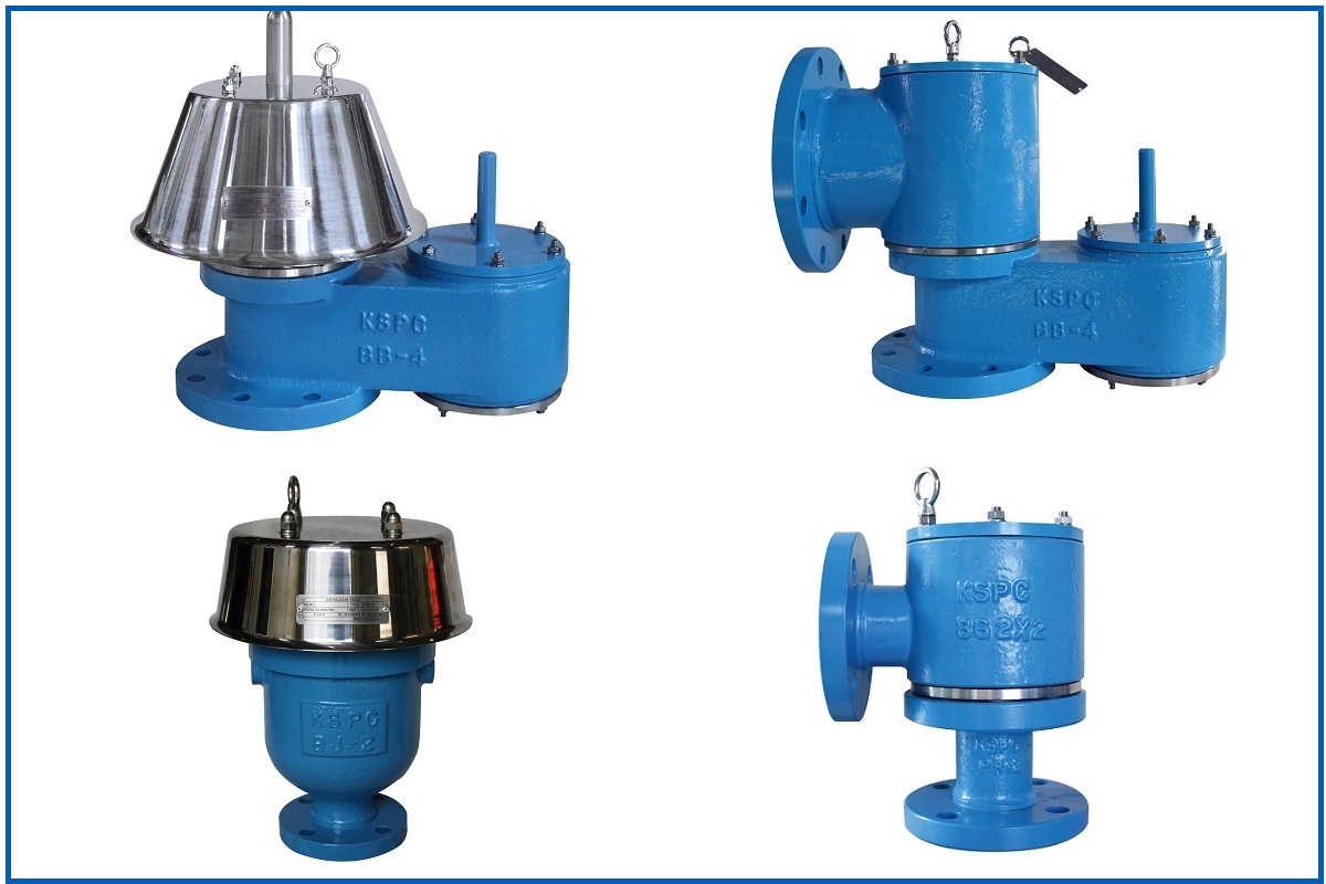 Pipe away return breathing valve model ksbg/gs